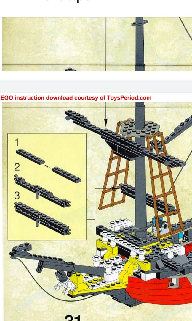 Lego 6289 Pirate Red Beard's Runner, Hobbies & Toys, Toys & Games on ...