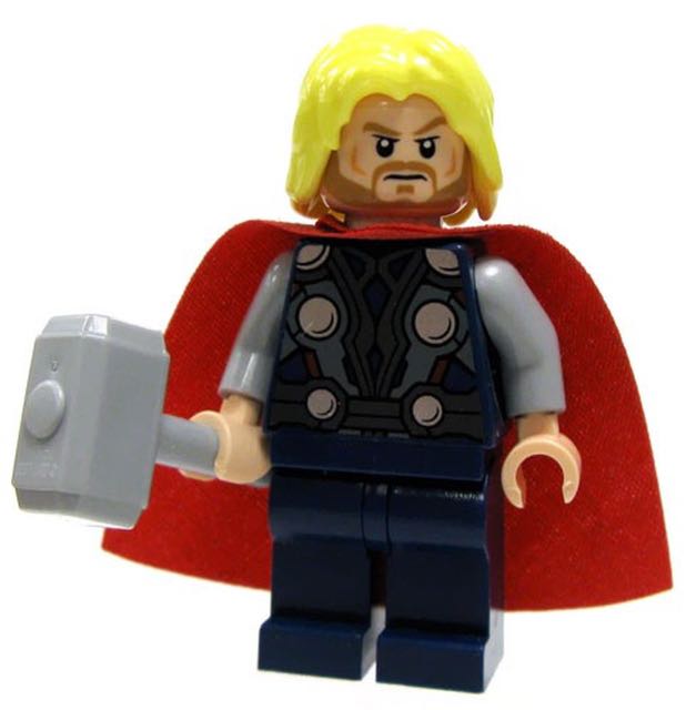 Lego Marvel Super Heroes Thor Minifigure (The Avengers), Hobbies & Toys ...