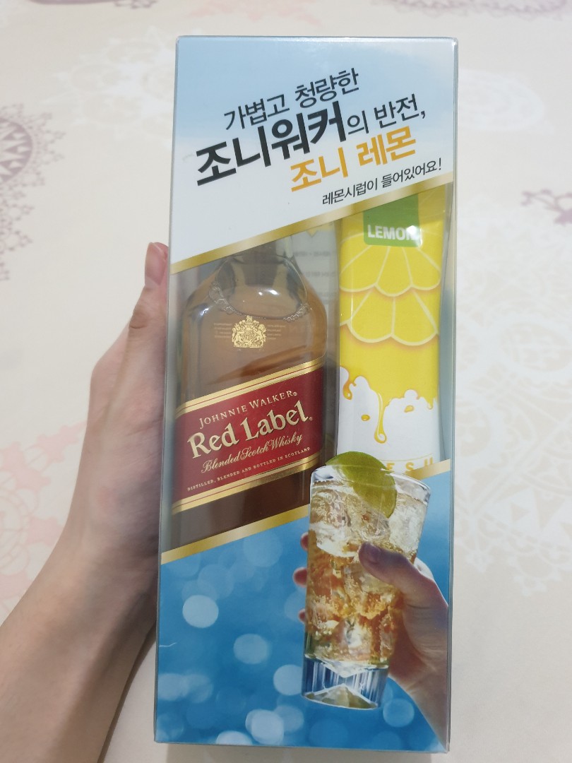 Minuman Whisky Red Label original 100%, Barang Yang Dicari di Carousell
