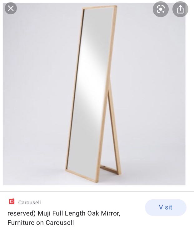 Muji mirror, Furniture & Home Living, Home Decor, Mirrors on Carousell