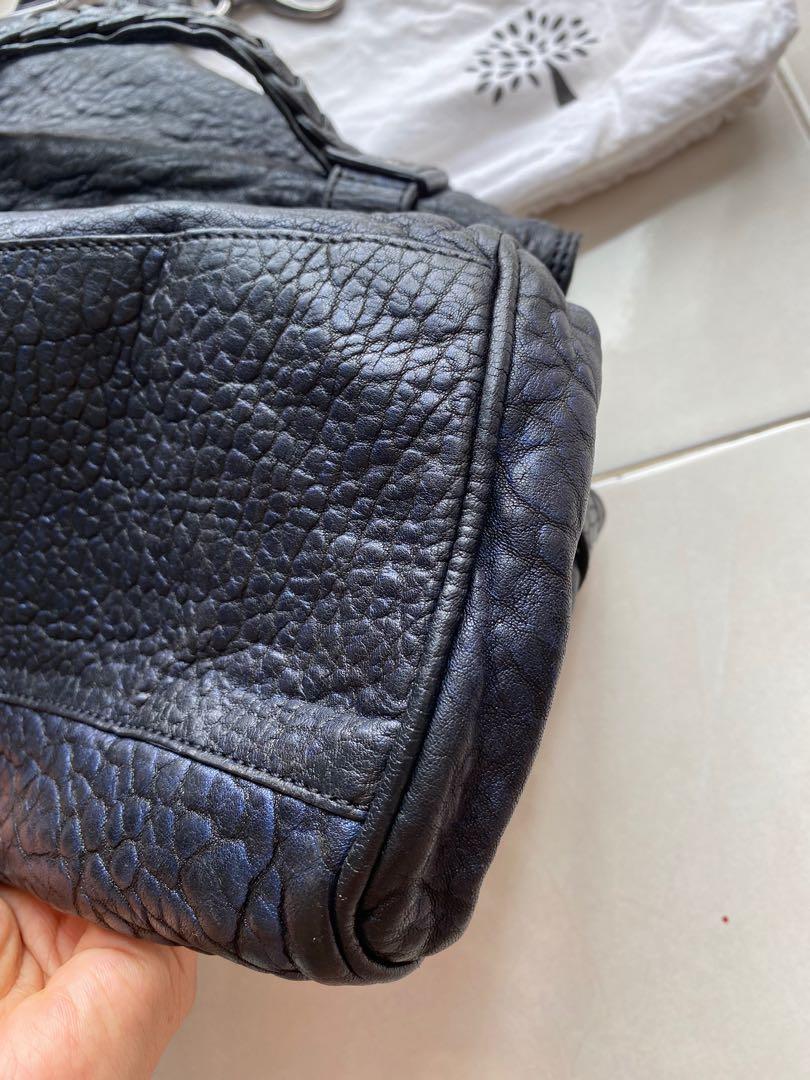 Mulberry Alexa Regular Midnight Two Tone Lambskin, Women's Fashion ...