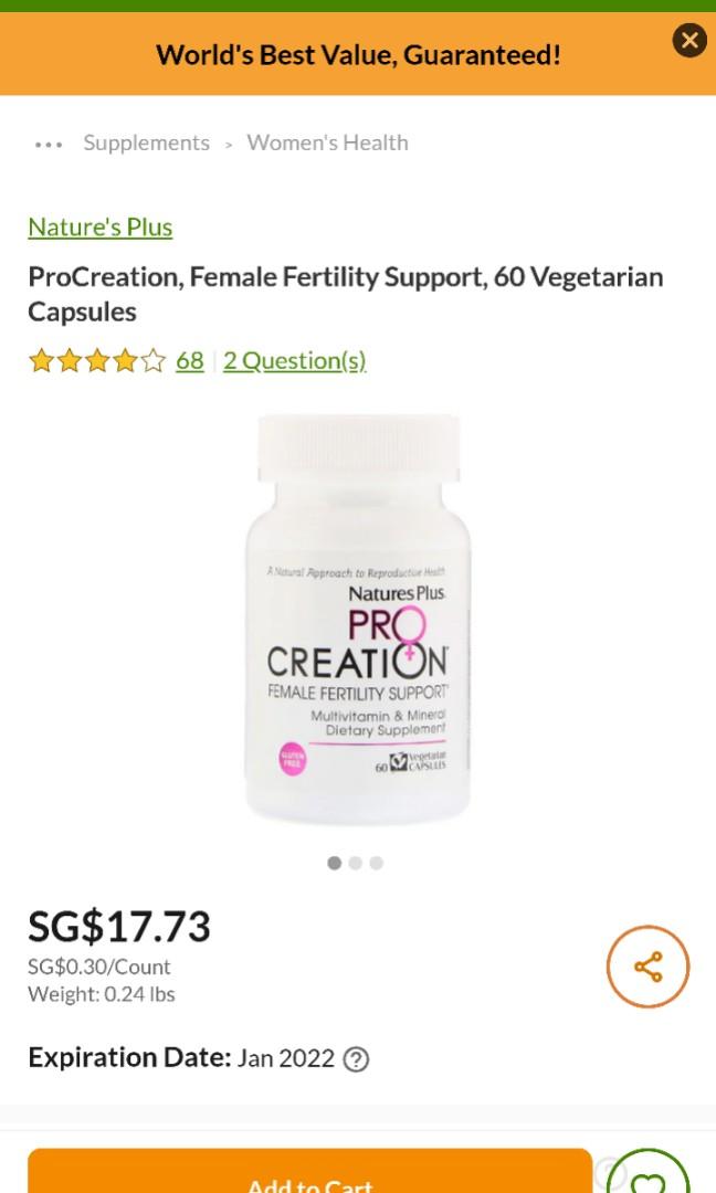 Nature Plus Pro Creation from iherb.sg, Everything Else on Carousell