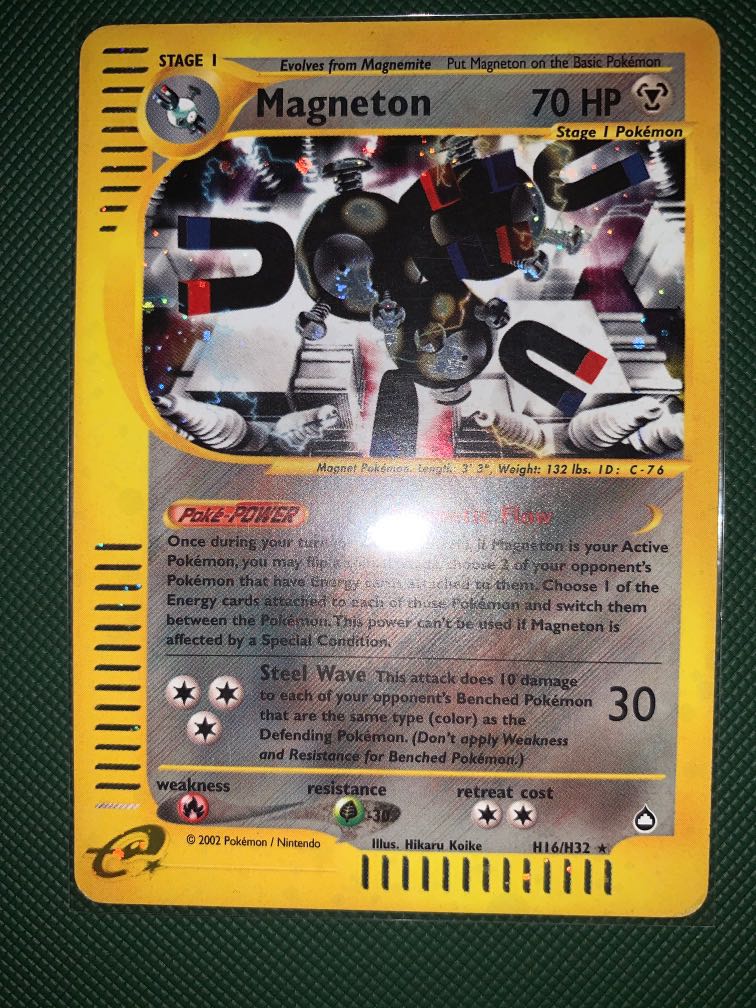 Pokemon Magneton Card, Hobbies & Toys, Toys & Games on Carousell