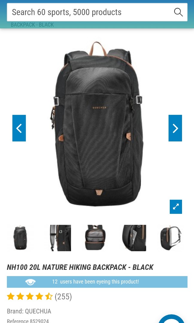 Quechua Backpack, Men's Fashion, Bags, Belt bags, Clutches and Pouches ...