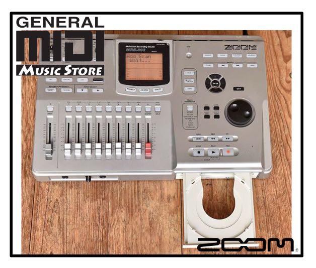 RARE! ZOOM MRS-802 DIGITAL MULTITRACK RECORDING STUDIO / 8 TRACKS ...