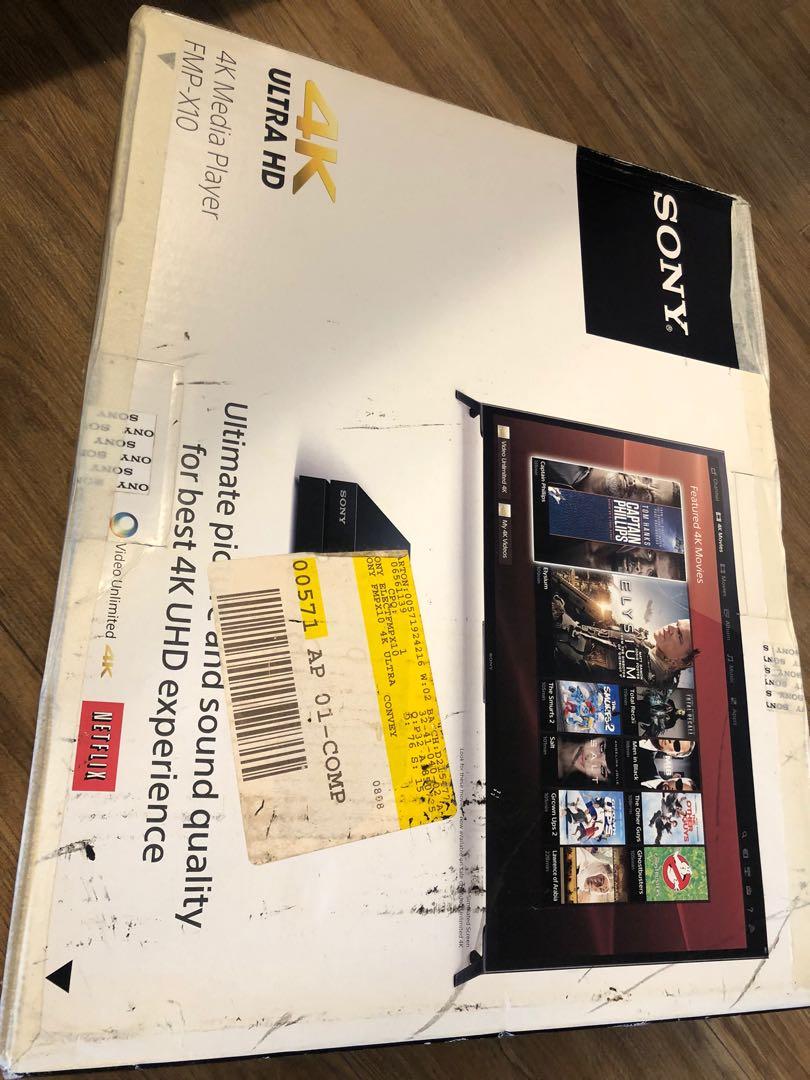 Sony 4K media player FMP-X10, Electronics, Others on Carousell