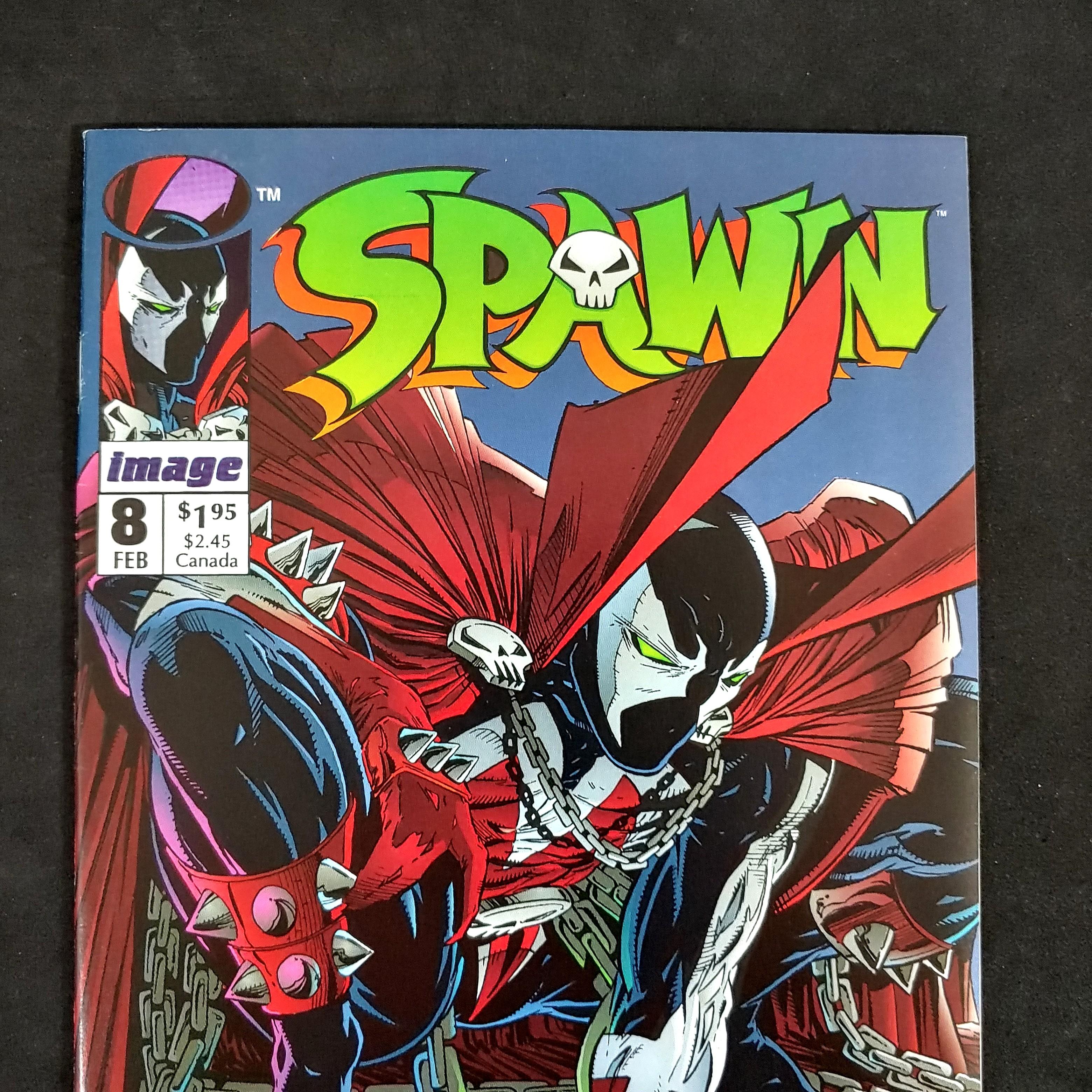Spawn #8 (1993) signed by Todd McFarlane *** Spider-Man #1 Homage Cover ...