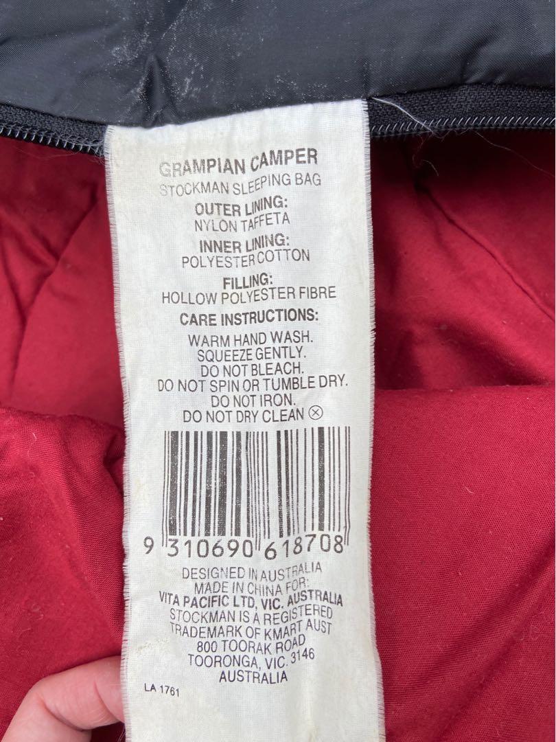 Stockman Weekender sleeping bag - Black, Sports Equipment, Sports ...