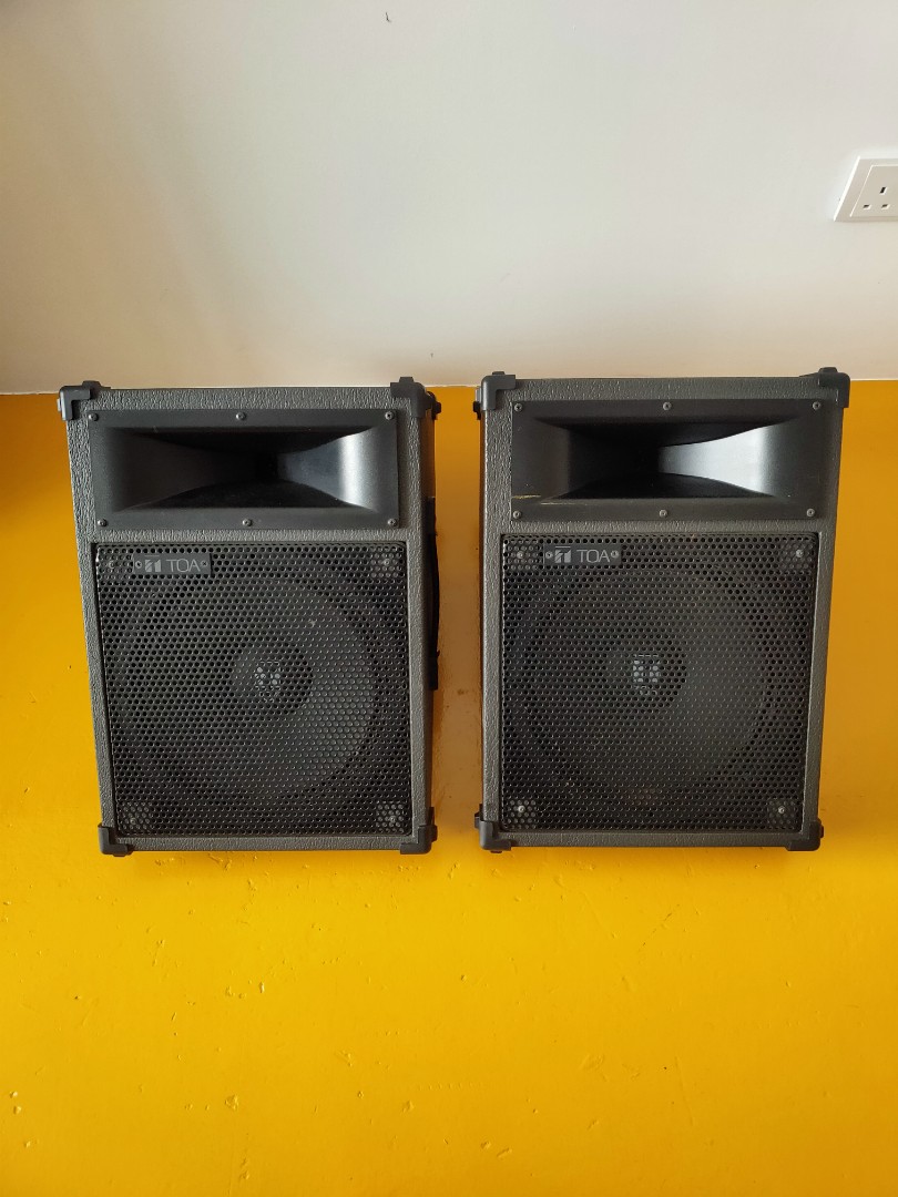 Toa Floor Stage Monitor Speakers (Pair) @$150, Electronics, Audio on ...