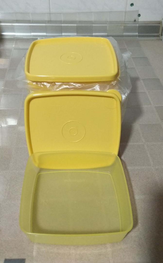 Tupperware Square Containers (6), Home Appliances, Kitchenware on Carousell