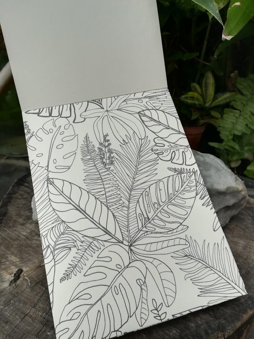 TYPO colouring postage card, Hobbies & Toys, Stationery & Craft, Art ...