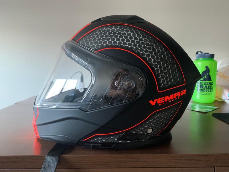 Vemar Sharki Modular Helmet, Motorcycles, Motorcycle Apparel on Carousell