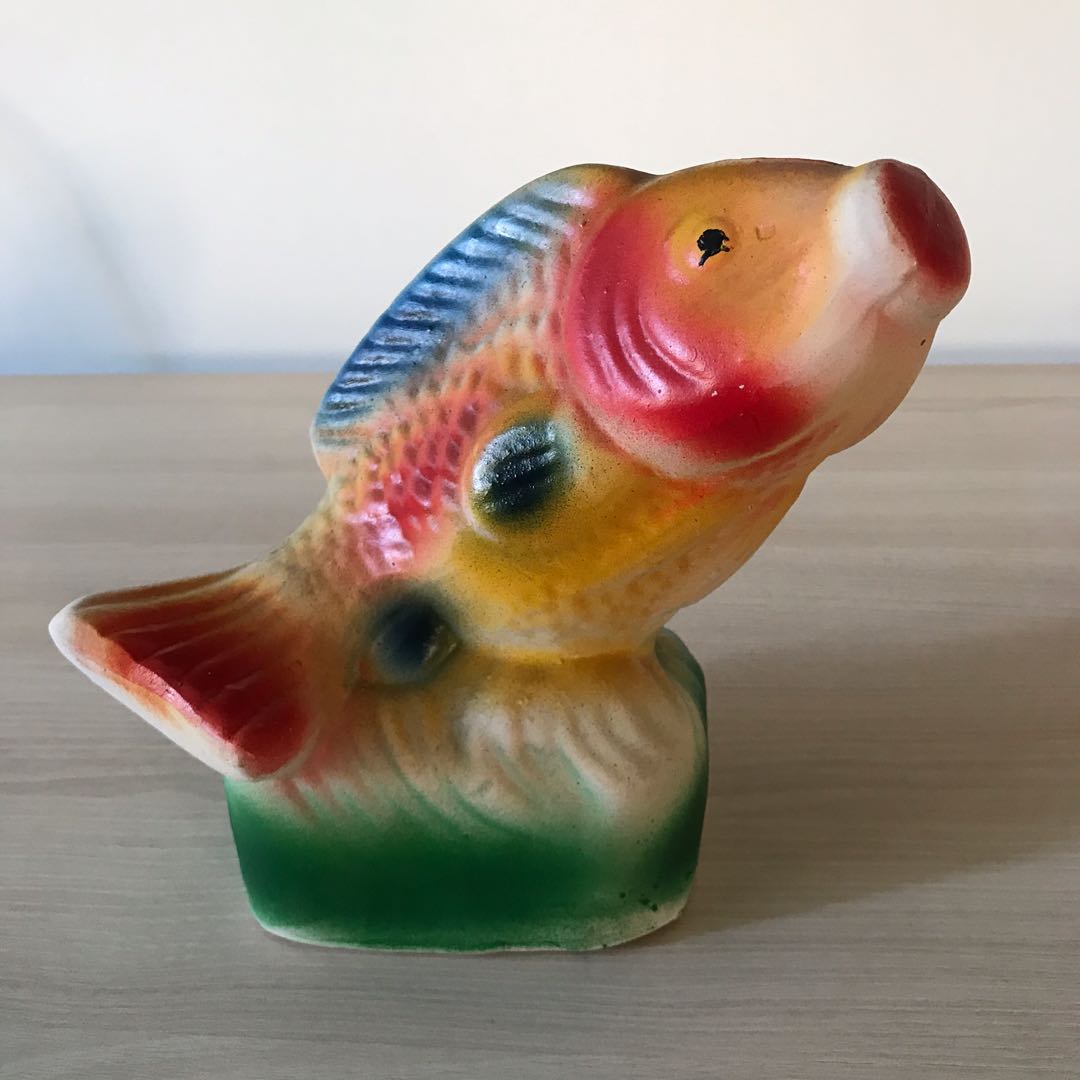 Vintage Porcelain Fish Coin Bank, Hobbies & Toys, Memorabilia ...