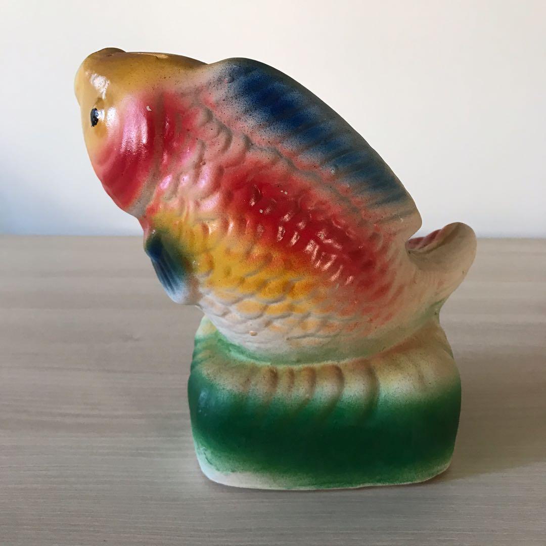Vintage Porcelain Fish Coin Bank, Hobbies & Toys, Memorabilia ...