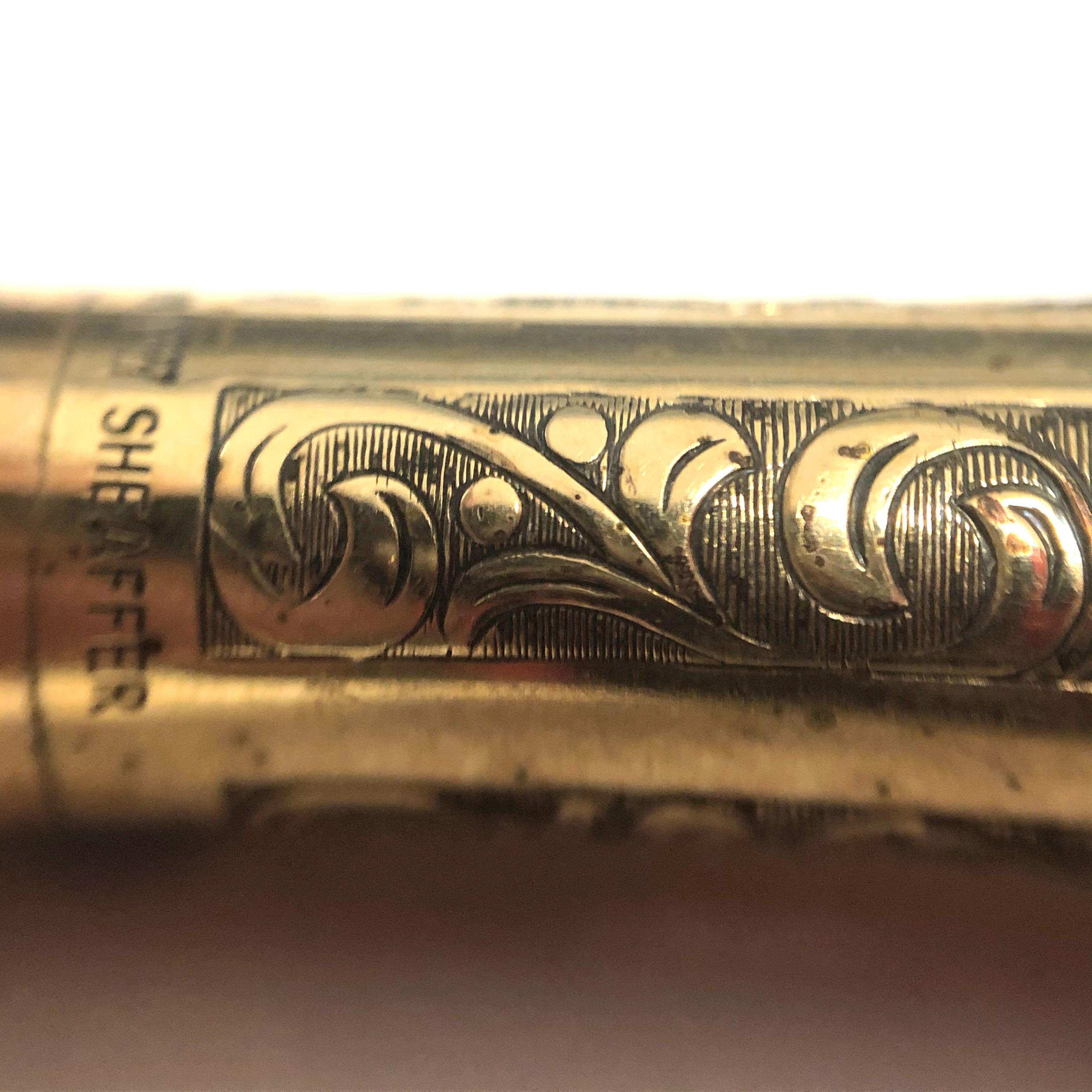 Vintage Sheaffer Vintage "Grapes & Leaves" Ballpoint - 12k Gold Filled ...