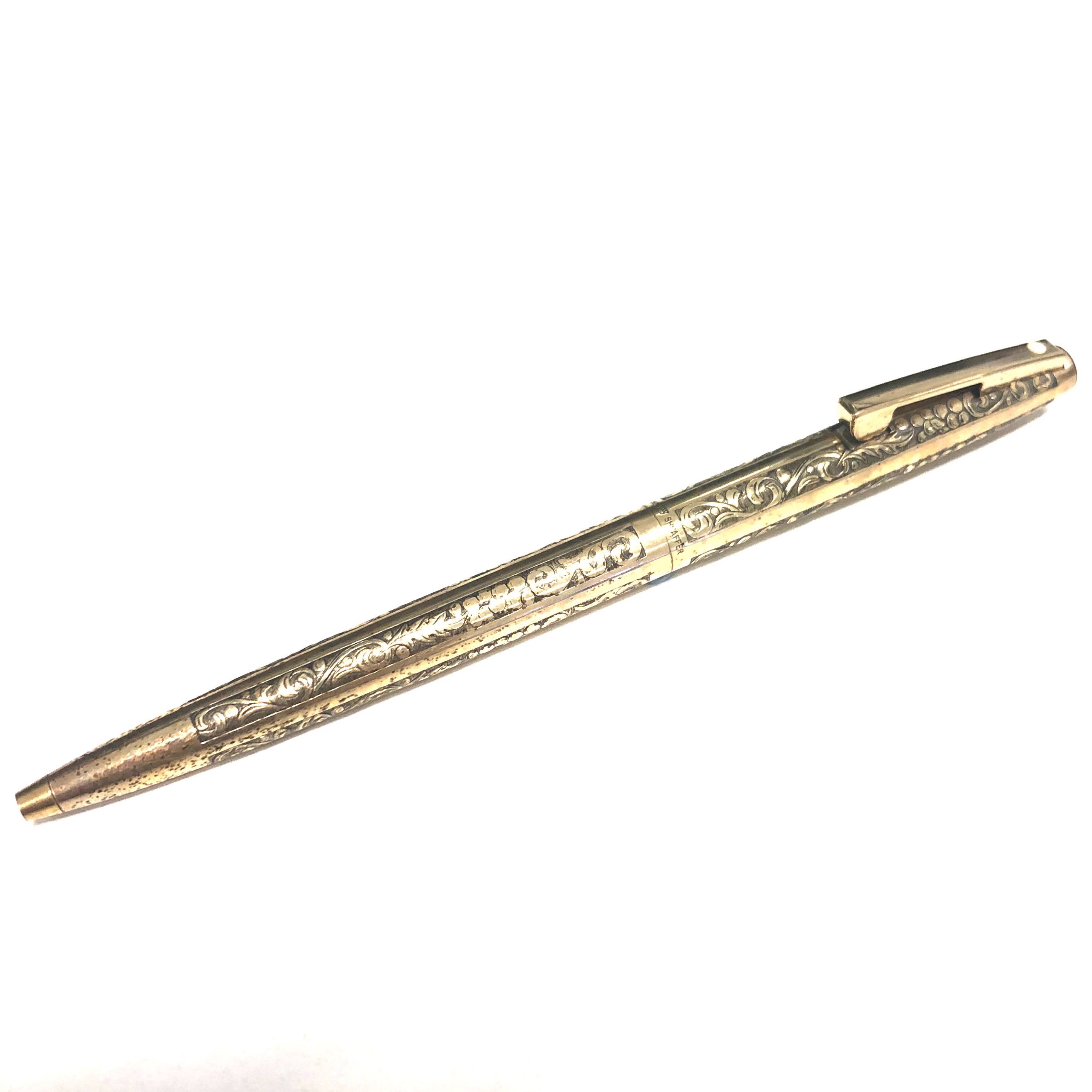Vintage Sheaffer Vintage "Grapes & Leaves" Ballpoint - 12k Gold Filled ...