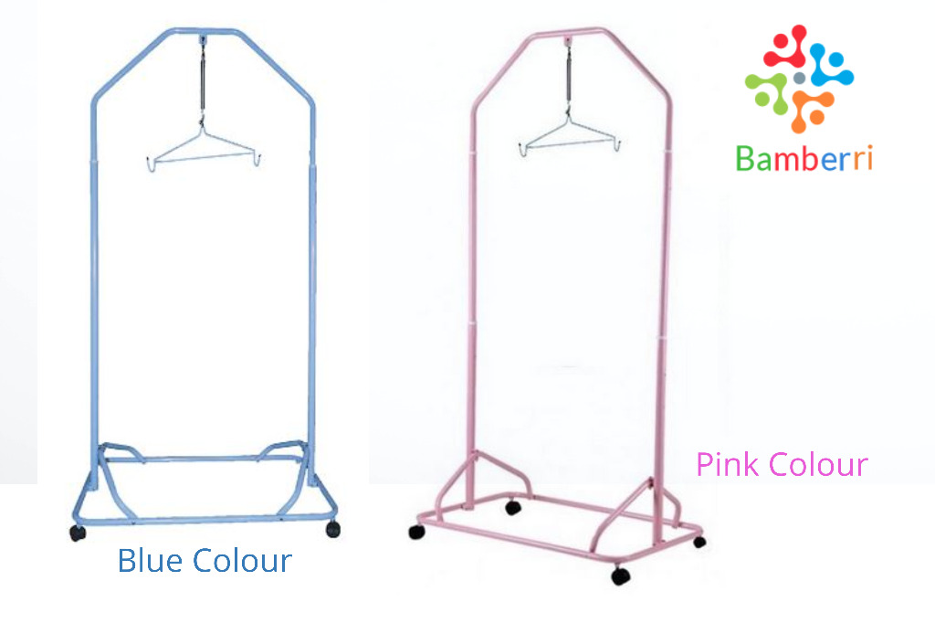 Baby Spring Cot Stand / Buaian Bayi / Baby Cradle Swing With 4 Rollers ...