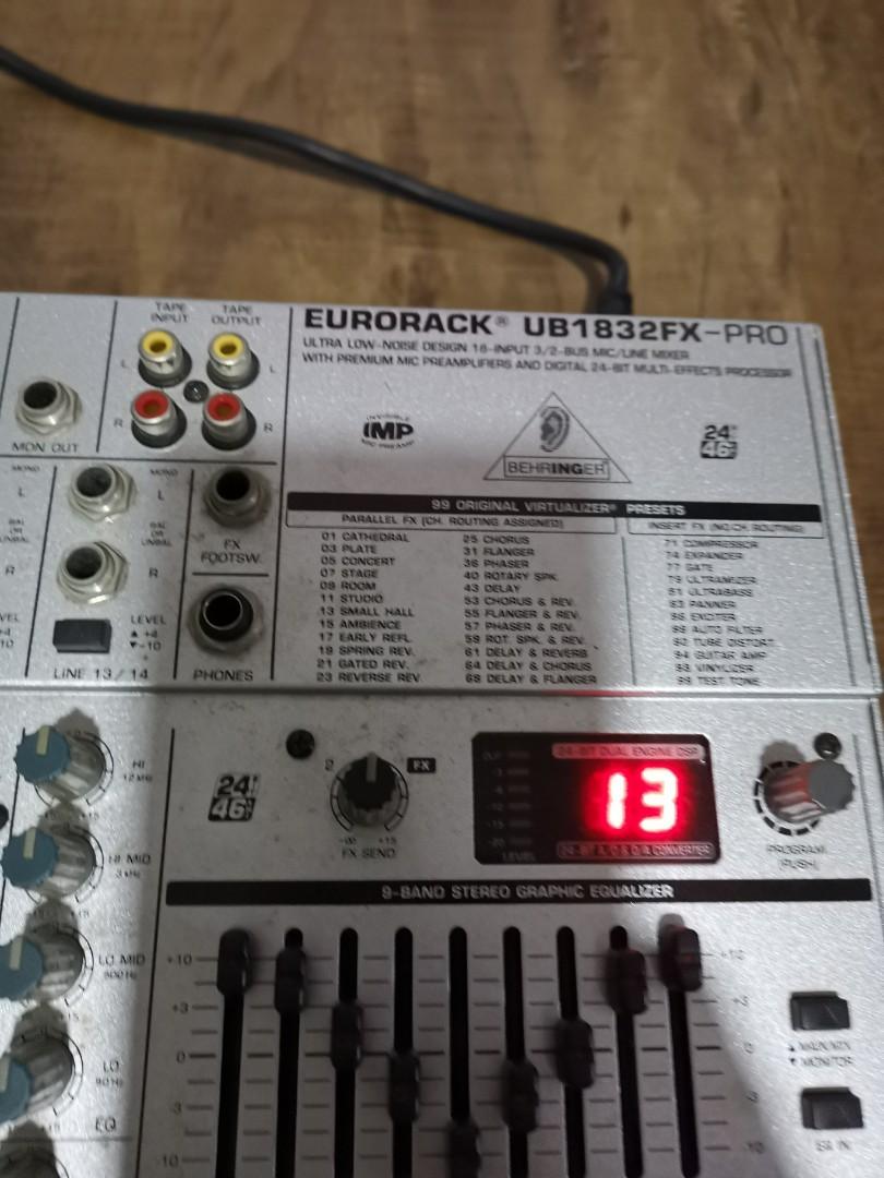 Behringer eurorack UB1832-PRO Mixer, Audio, Soundbars, Speakers ...