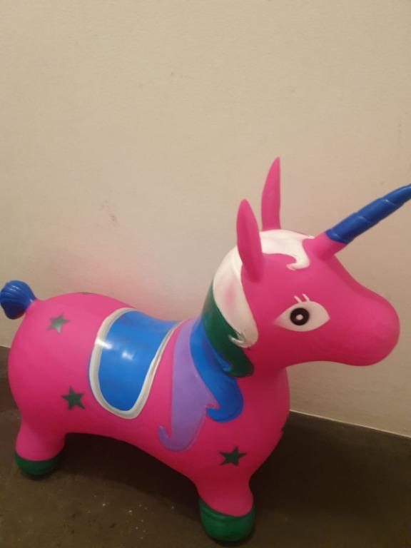 BN inflatable jumping animal ------------------------ toy horse cow ...