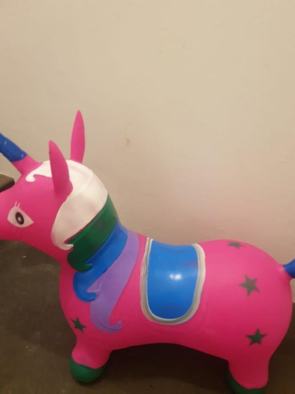 BN inflatable jumping animal ------------------------ toy horse cow ...
