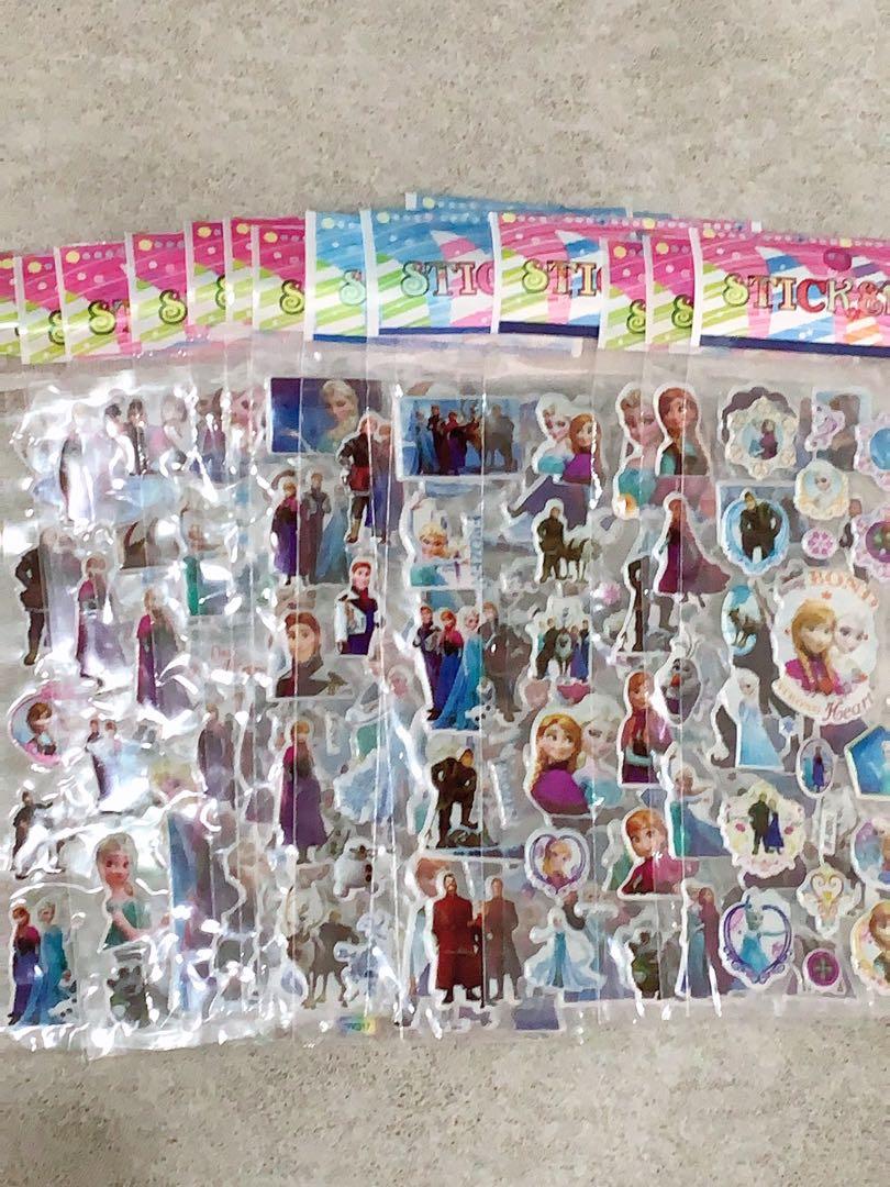 BNIP Frozen Stickers, Hobbies & Toys, Stationery & Craft, Stationery ...