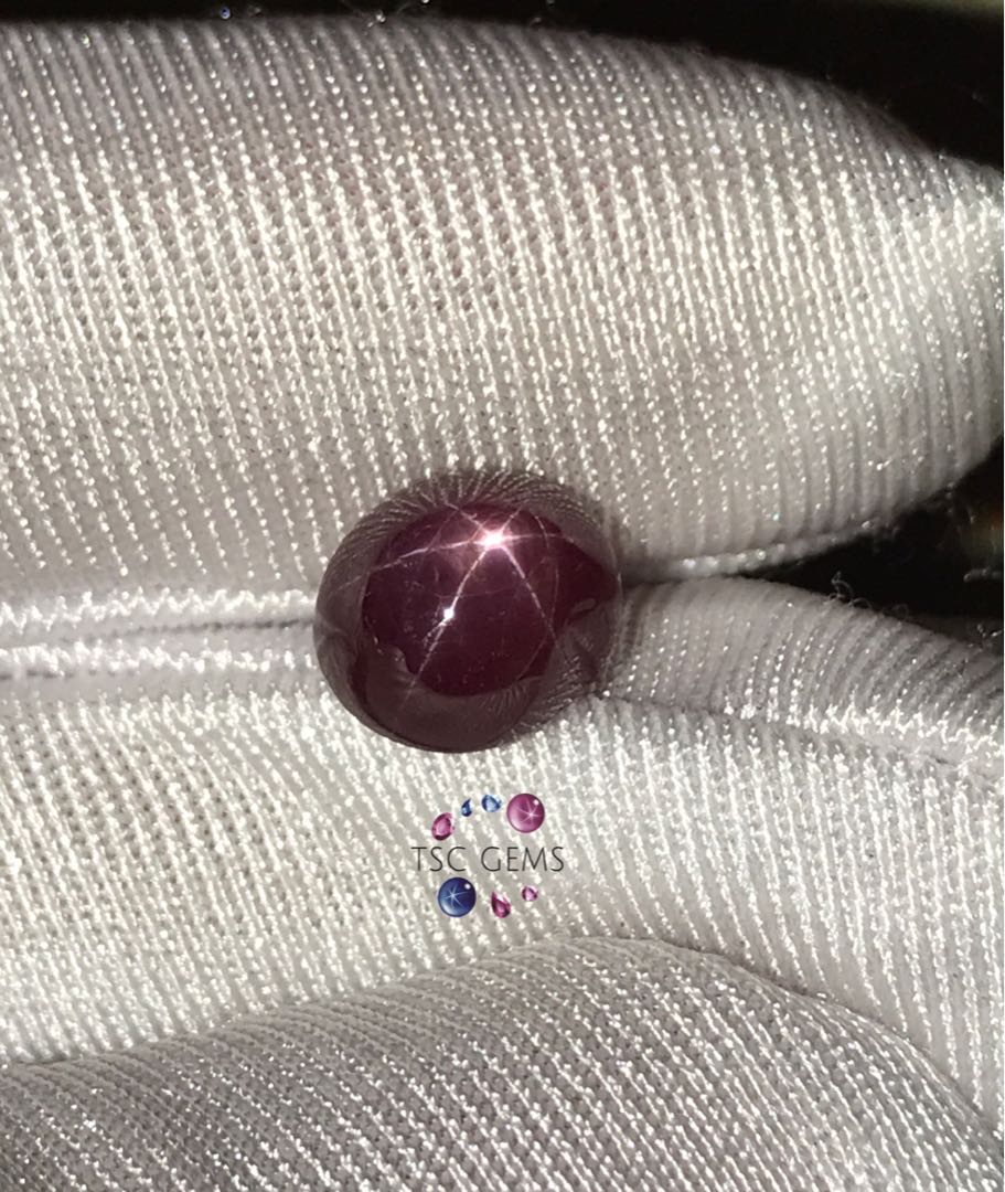 Certified Burmese Star Ruby, Women's Fashion, Jewelry & Organisers ...