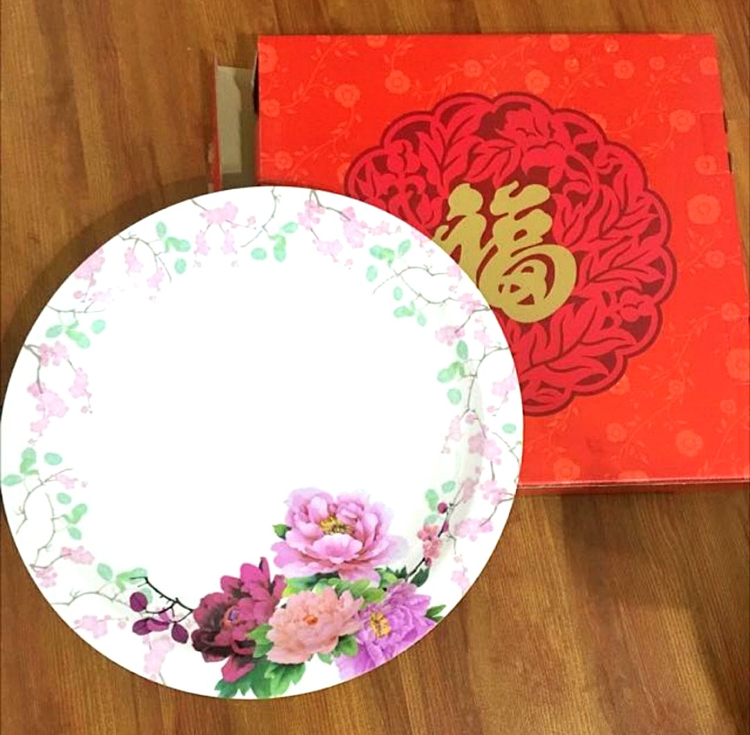 CNY LoHei Big Plate, Furniture & Home Living, Kitchenware & Tableware ...