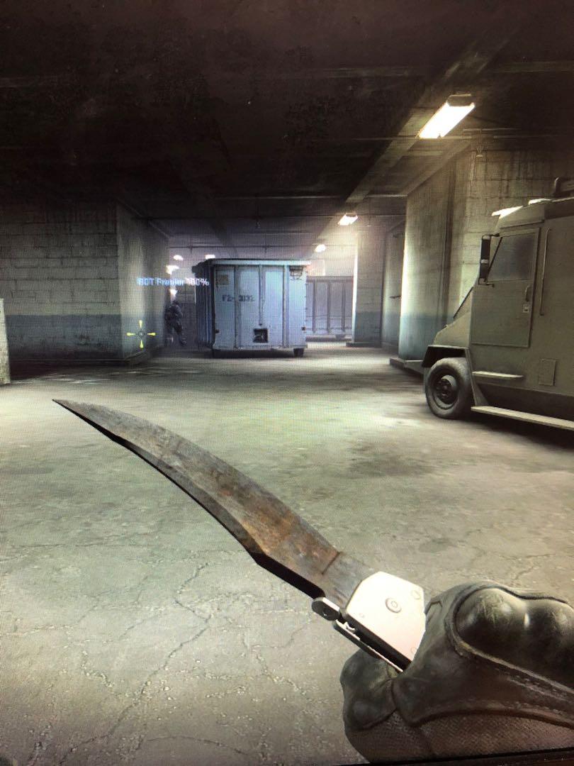 CSGO FALCHION KNIFE RUST COAT (Battle-Scarred), Toys & Games, Video ...