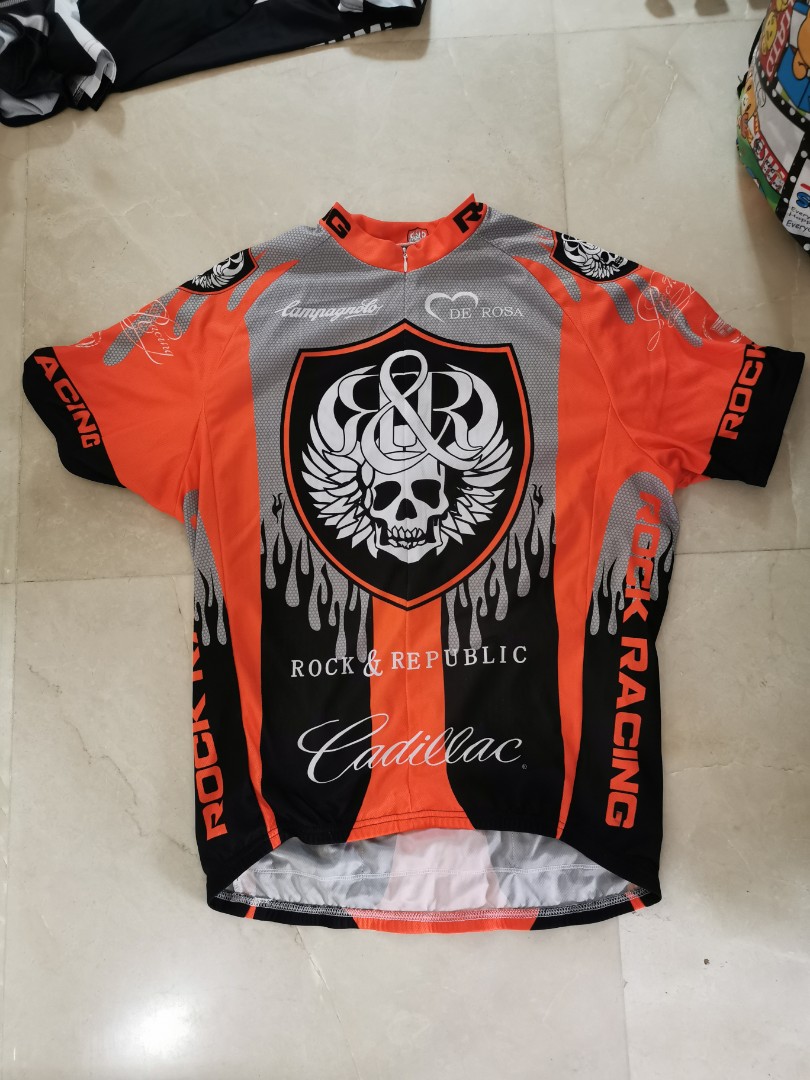 Cycling Jersey Rock Racing, Sports, Sports Apparel on Carousell