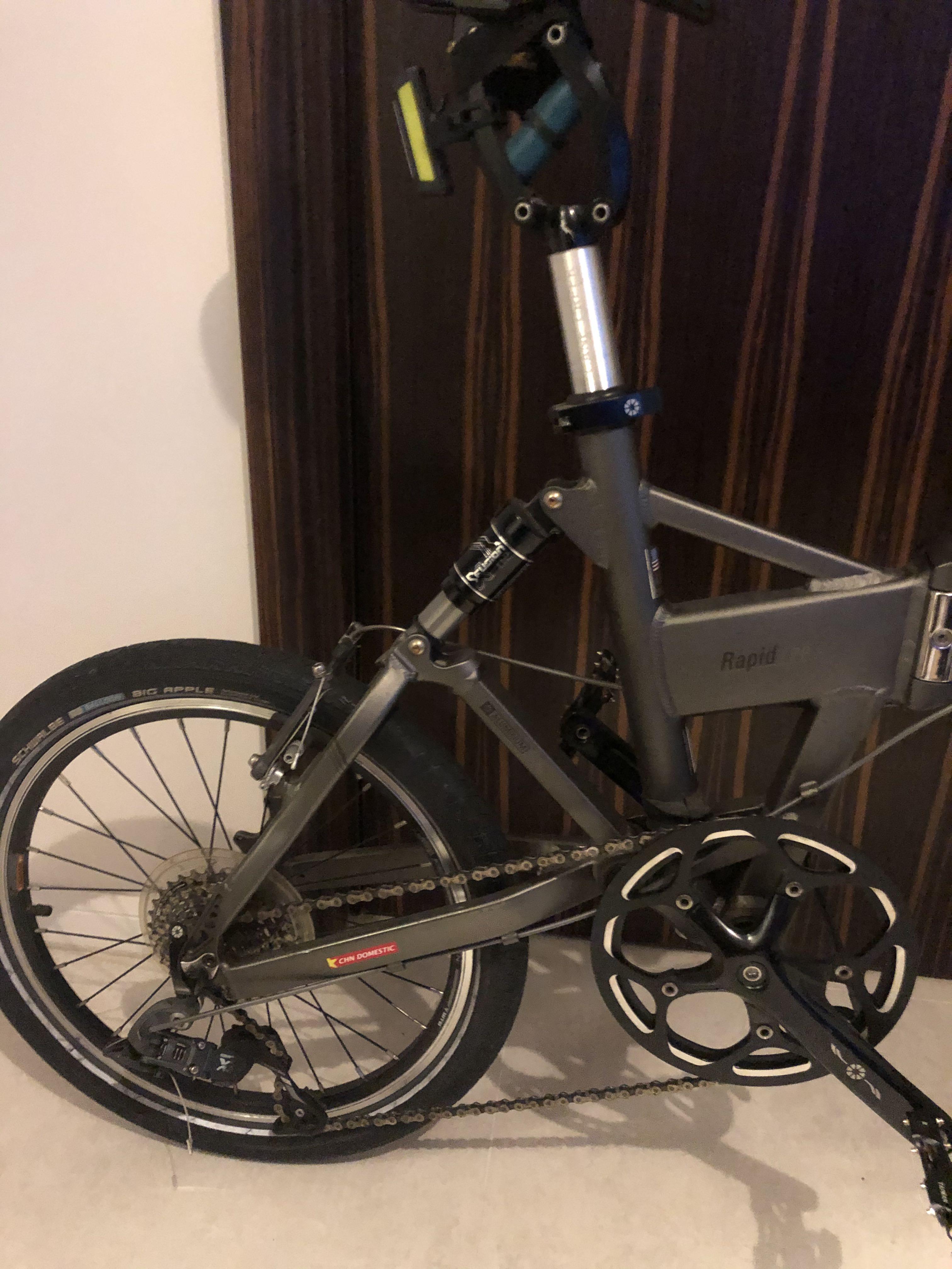 Dahon rapid P8 full suspension folding bike., 運動產品, 單車及配件, 單車 - Carousell