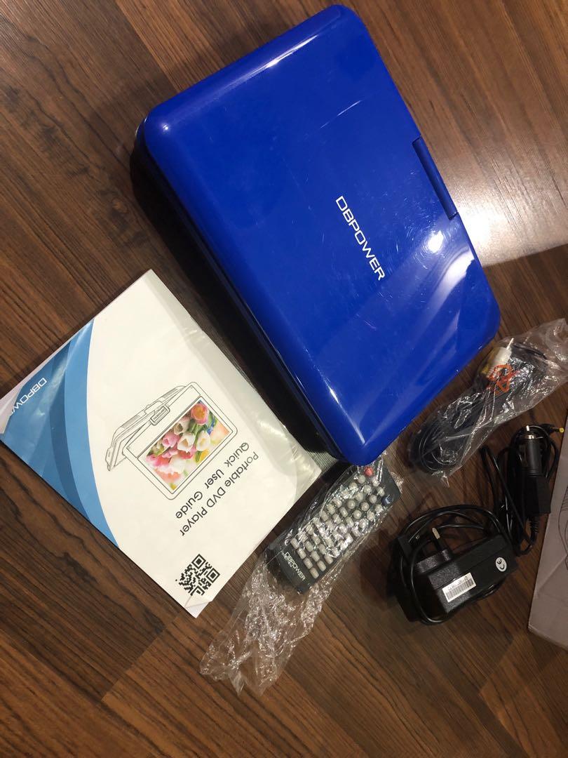 DBPOWER 12.5" Portable DVD Player with 10.5" Swivel Screen Car Built-in ...