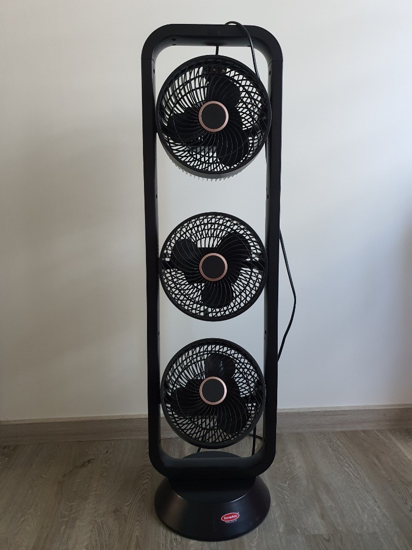 Europace Fan - EQQ 7931S Trio Turbo Oscillating Fan, Furniture & Home ...