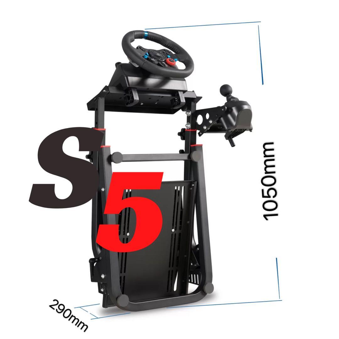 G29 t300rs wheelstand foldable rig/racing wheel stand, Video Gaming ...