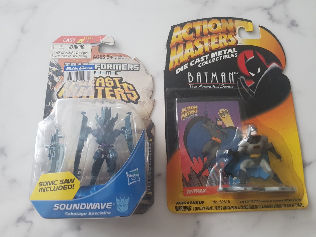Hasbro Transformers Beast Hunters Soundwave & Kennee Batman Action ...