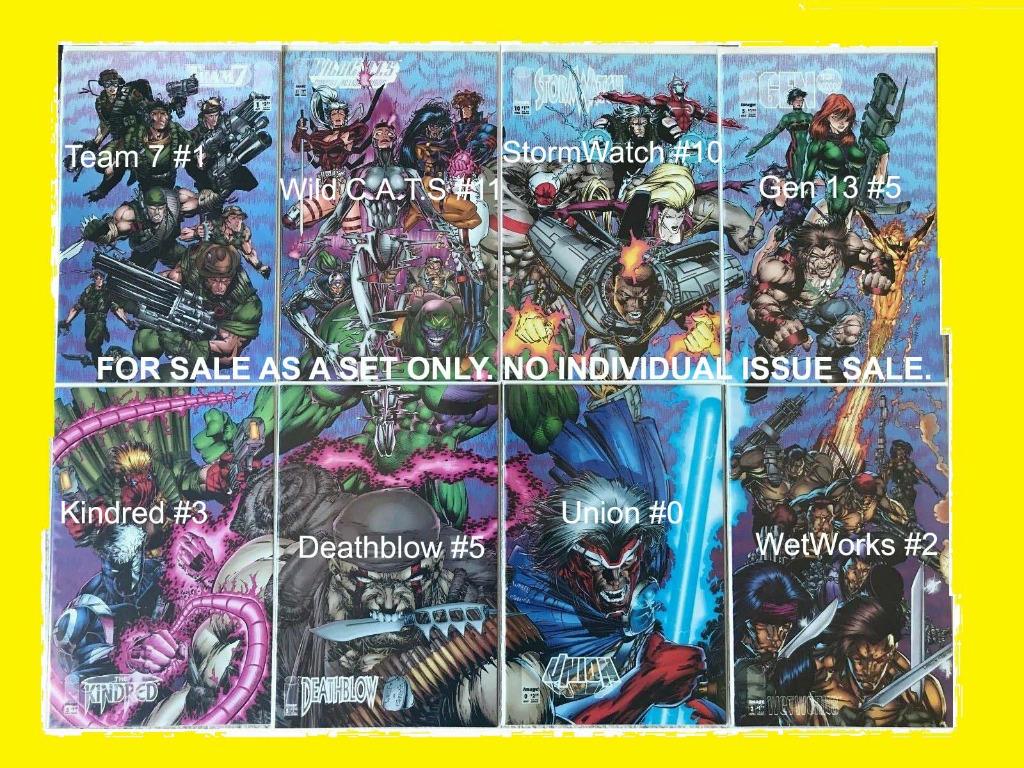 Image Comics Variant Covers Gen 13, Wet works, Deathblow, kindred, wild ...