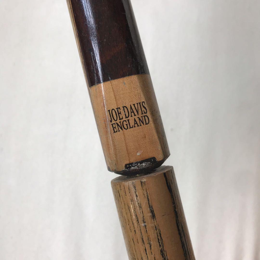 Joe Davis 3 piece Snooker Cue Stick England Vintage, Sports Equipment ...