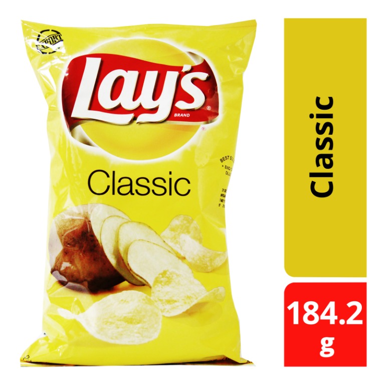 Lays Potato Chips - Classic (Family size) (Buy 10 pack get 2 pack FREE ...