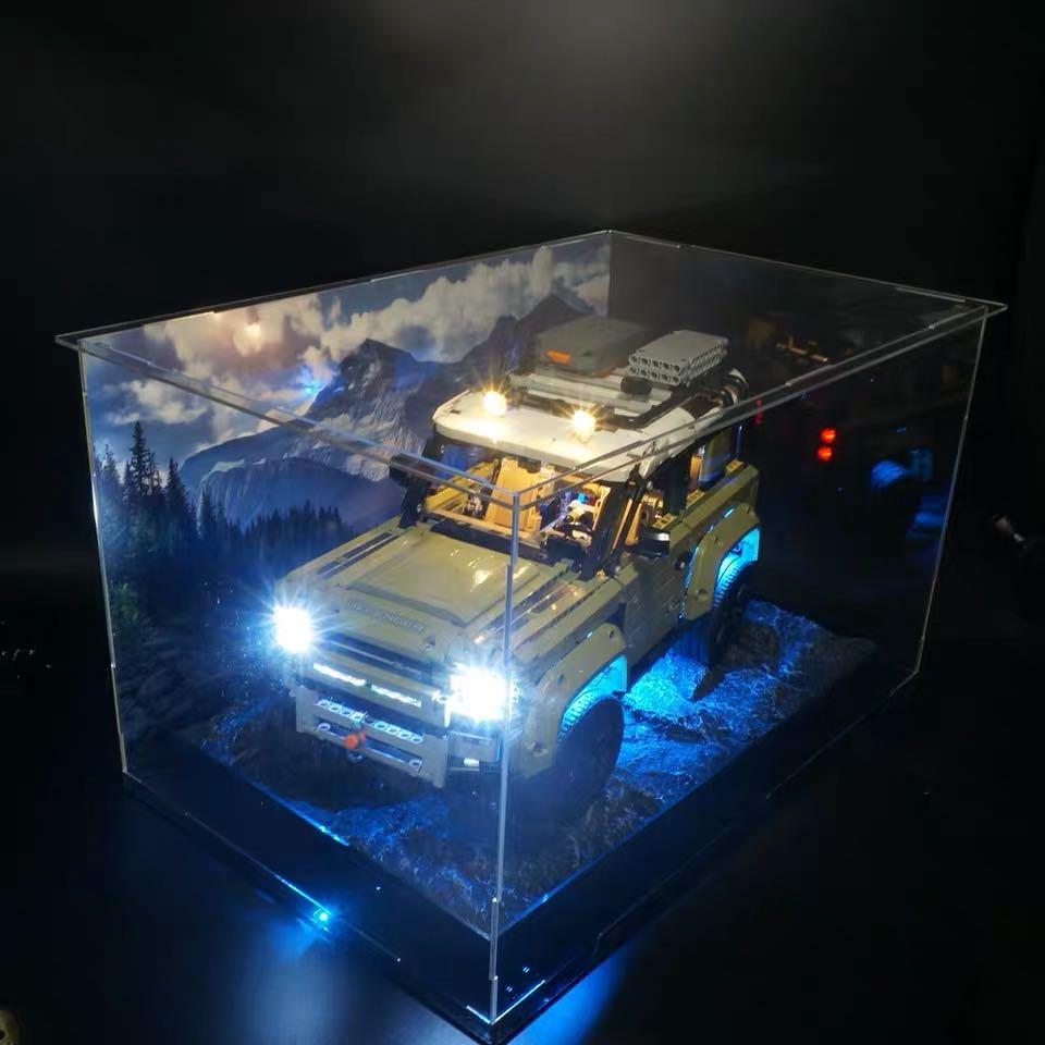 [in-stock] LEGO Technic 42110 Land Rover rocky 3D base acrylic display ...