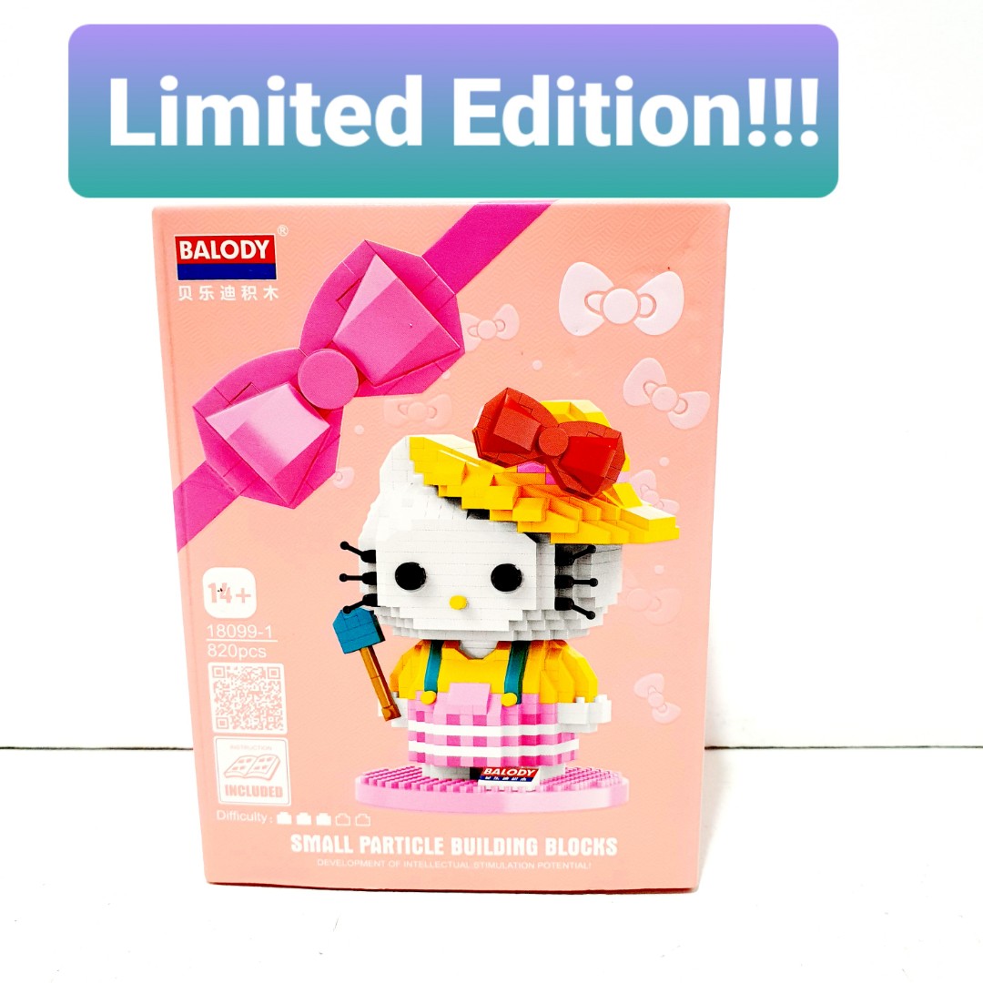 Limited Edition Hello Kitty Bricks, Hobbies & Toys, Toys & Games on ...