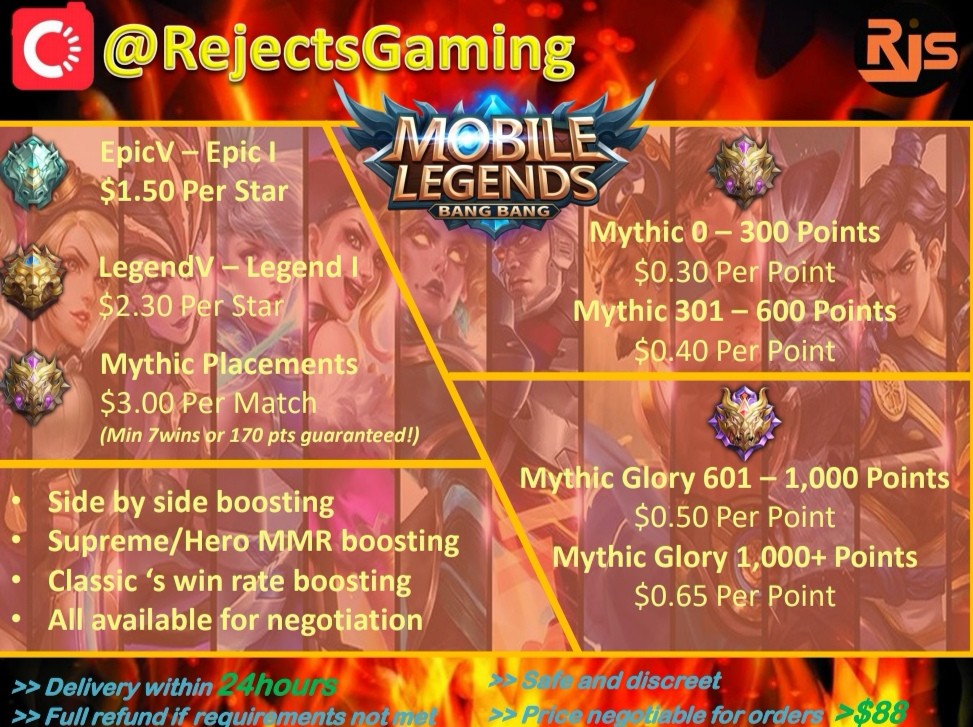 Mobile Legends Cheap Boosting, Video Gaming, Gaming Accessories, Game ...