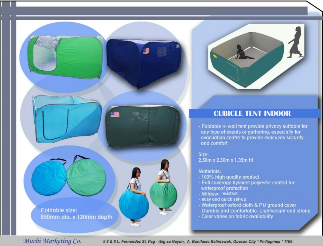 Modular evacuation relief disaster tent, Hobbies & Toys, Travel, Travel ...