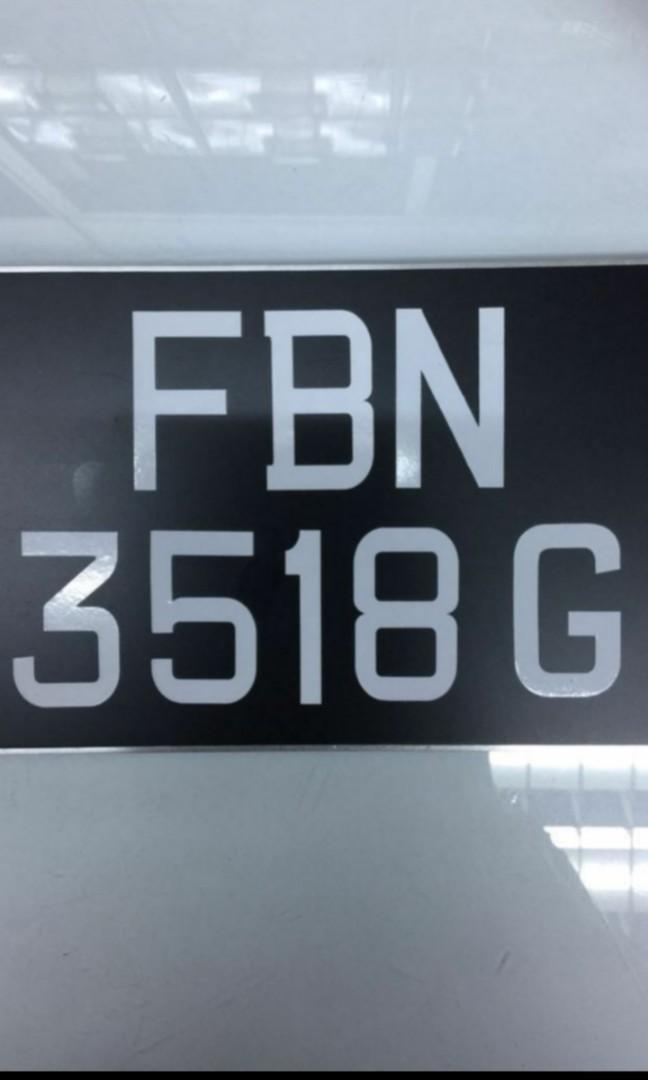 Motorbike Number plate Original LTA-Approved only Base Black white ...