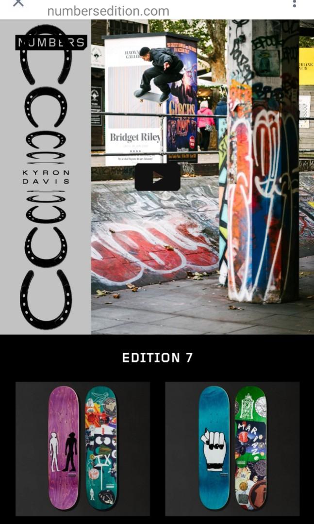 Numbers edition custom complete skateboard, Sports Equipment, Sports ...