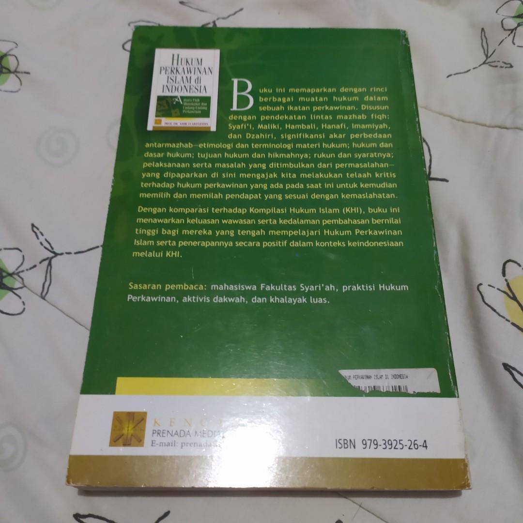 ORI Buku Hukum Perkawinan Islam di Indonesia, Buku & Alat Tulis, Buku di Carousell