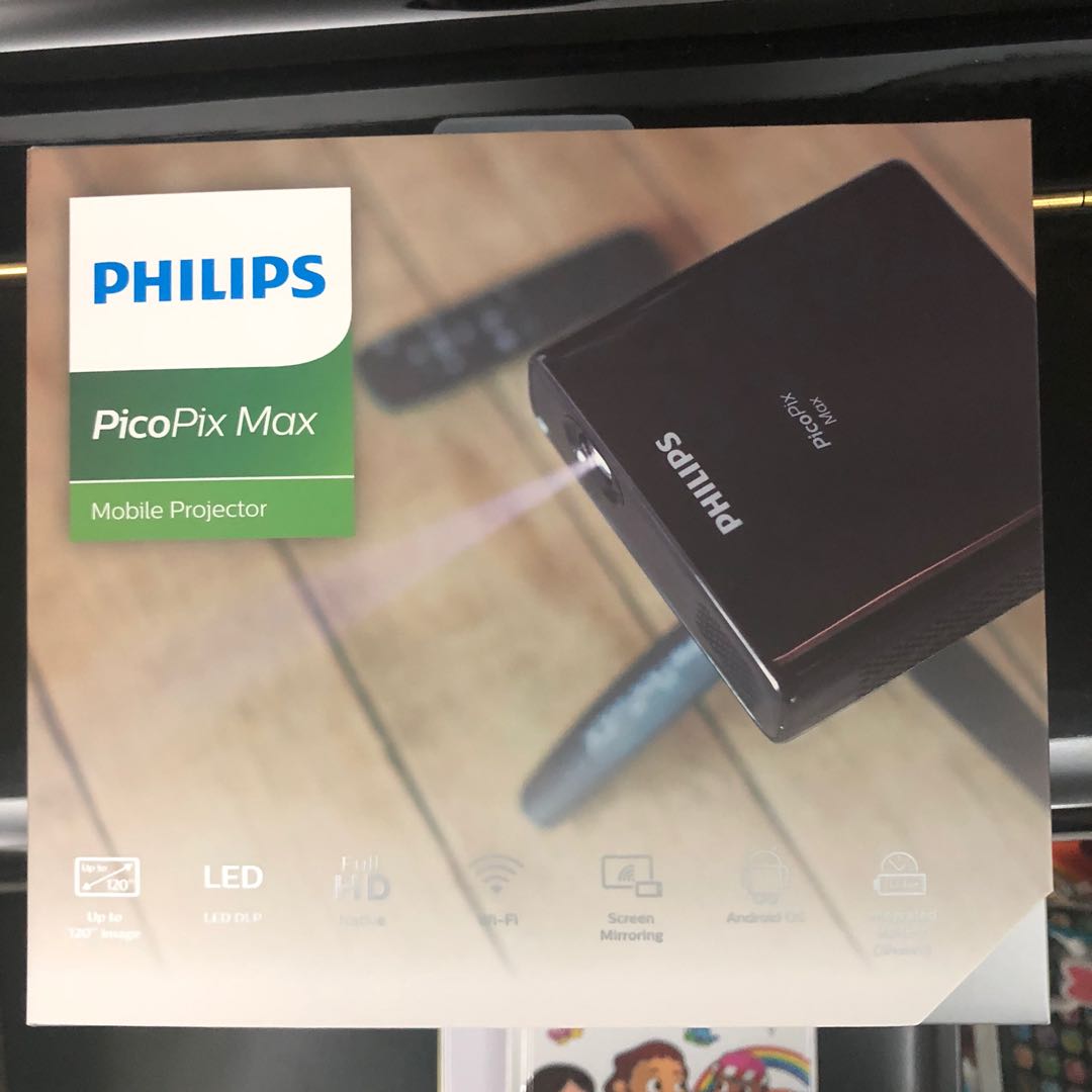Philips projector PicoPix Max, TV & Home Appliances, TV & Entertainment ...