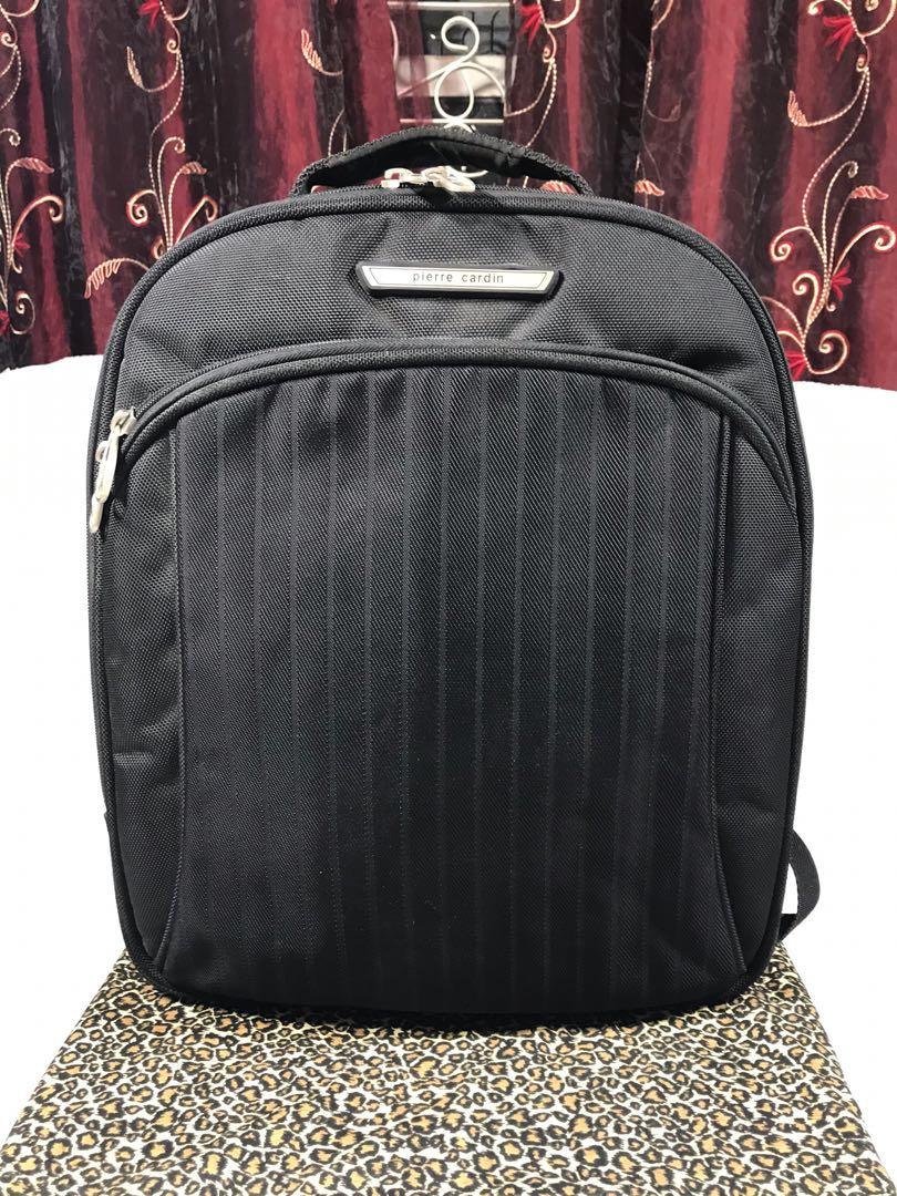 Pierre Cardin laptop bag backpack multipurpose, Men's Fashion, Bags ...