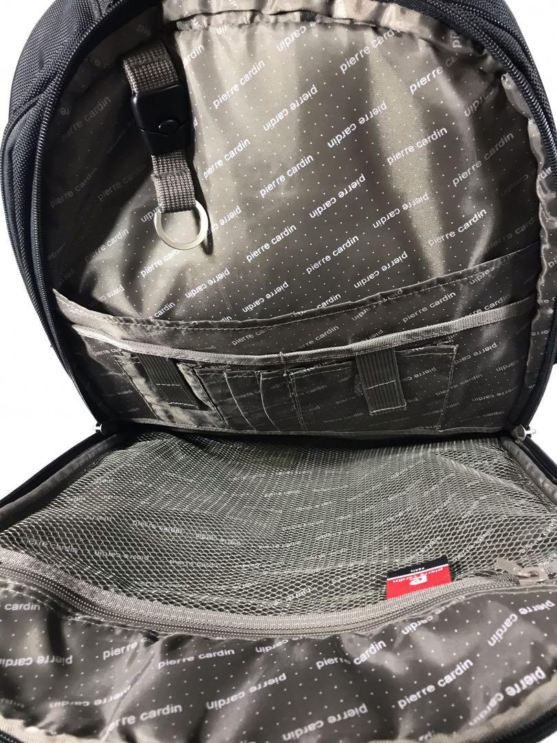Pierre Cardin laptop bag backpack multipurpose, Men's Fashion, Bags ...