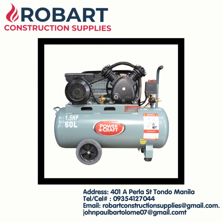 Powercraft Air Compressor 1HP PAC 1065, Commercial & Industrial ...