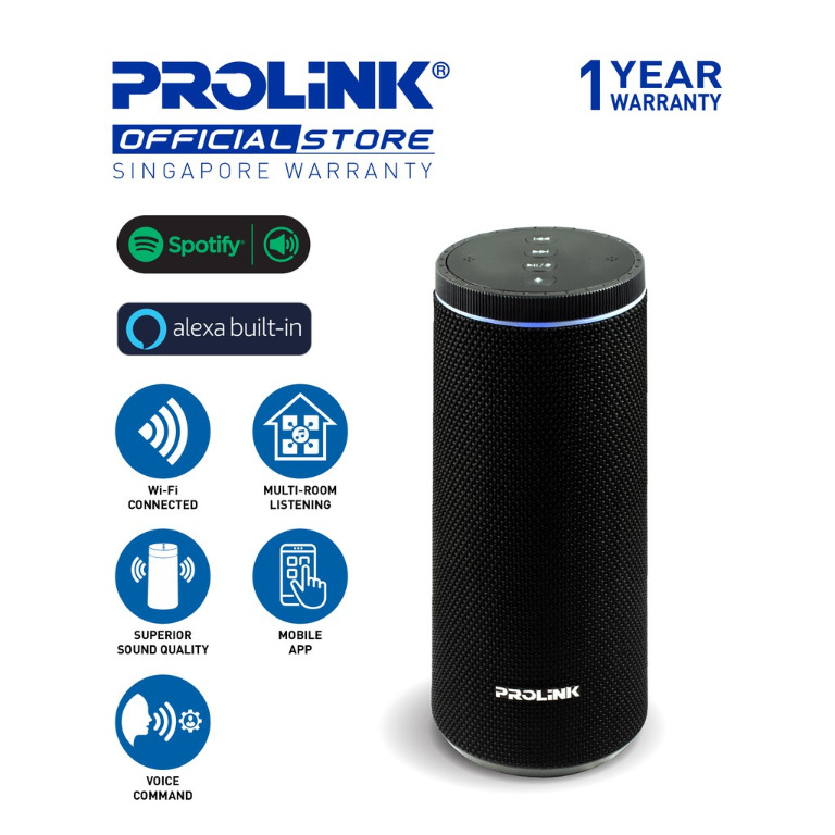 PROLiNK Sonority II Wireless Smart Speaker with Amazon Alexa built-in ...
