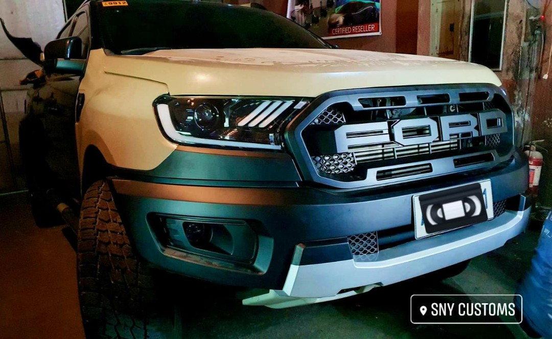 Ranger Raptor Upgrade Kit from Ranger t6 to t7 facelift Ford deferred ...